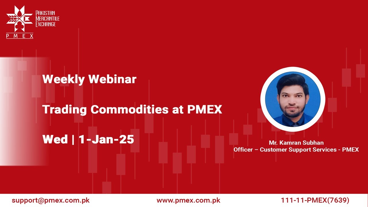 PMEX Webinar | 01-Jan-2025 | Trading Commodities at PMEX - YouTube