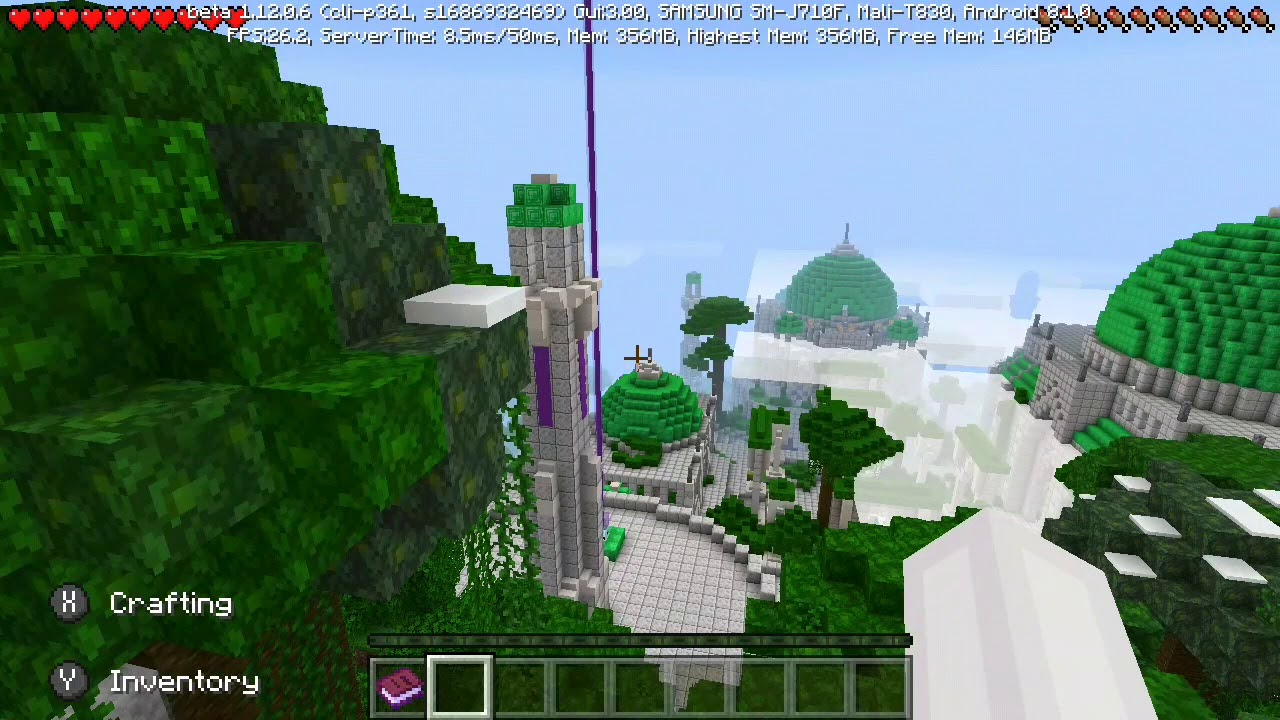 MINECRAFT "purple parrot party palace" - YouTube