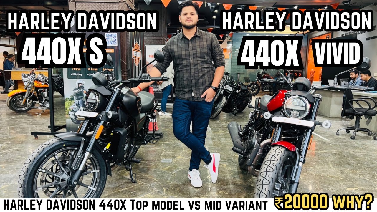 Harley Davidson 440X S🔥 Vs Harley Davidson Vivid 🔥Top Model Vs Mid ...