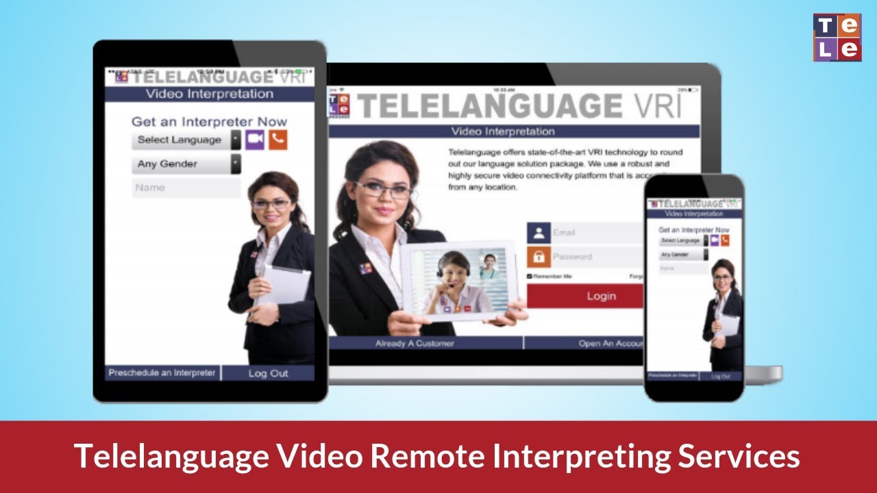 Video Remote Interpreting Services | Telelanguage - YouTube