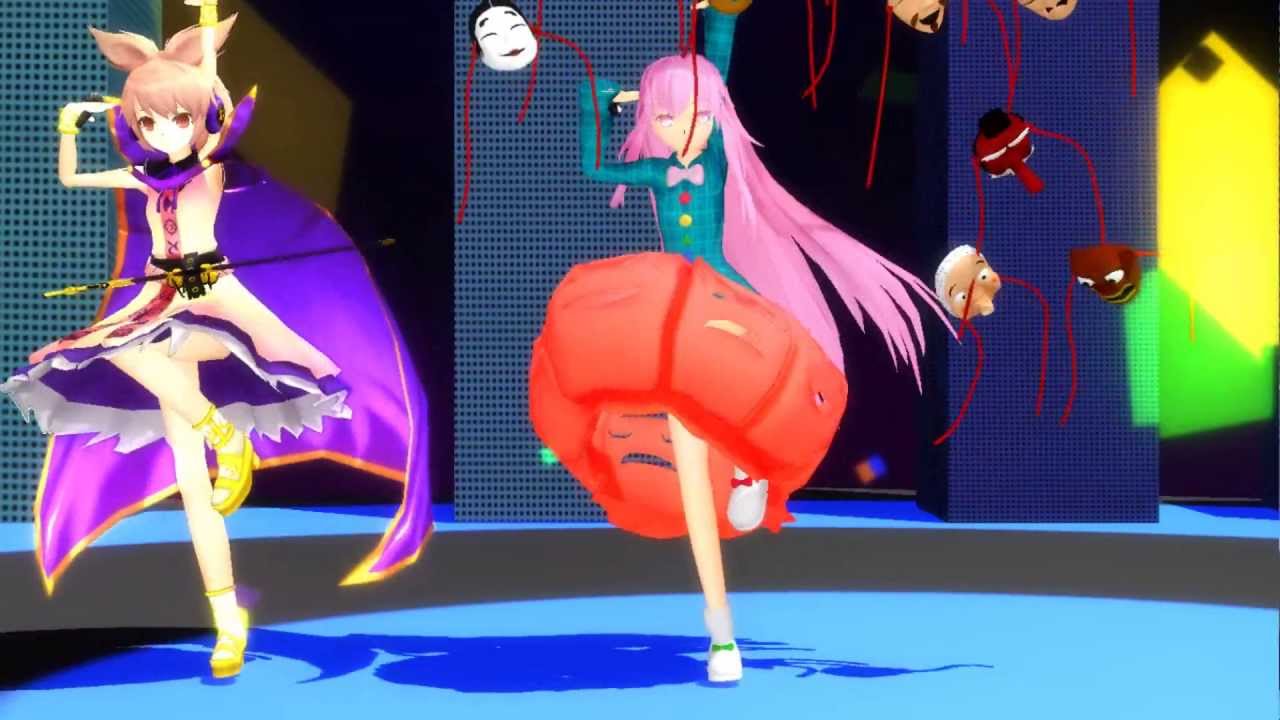 [MMD] Ten Faced - Hata no Kokoro & Toyosatomimi no Miko [Touhou ...