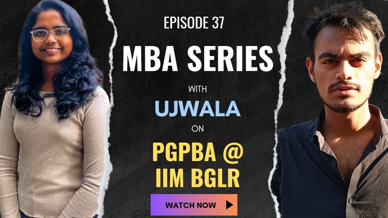 All about PGPBA @IIMBofficial with Ujwala Chintala | Placements ...