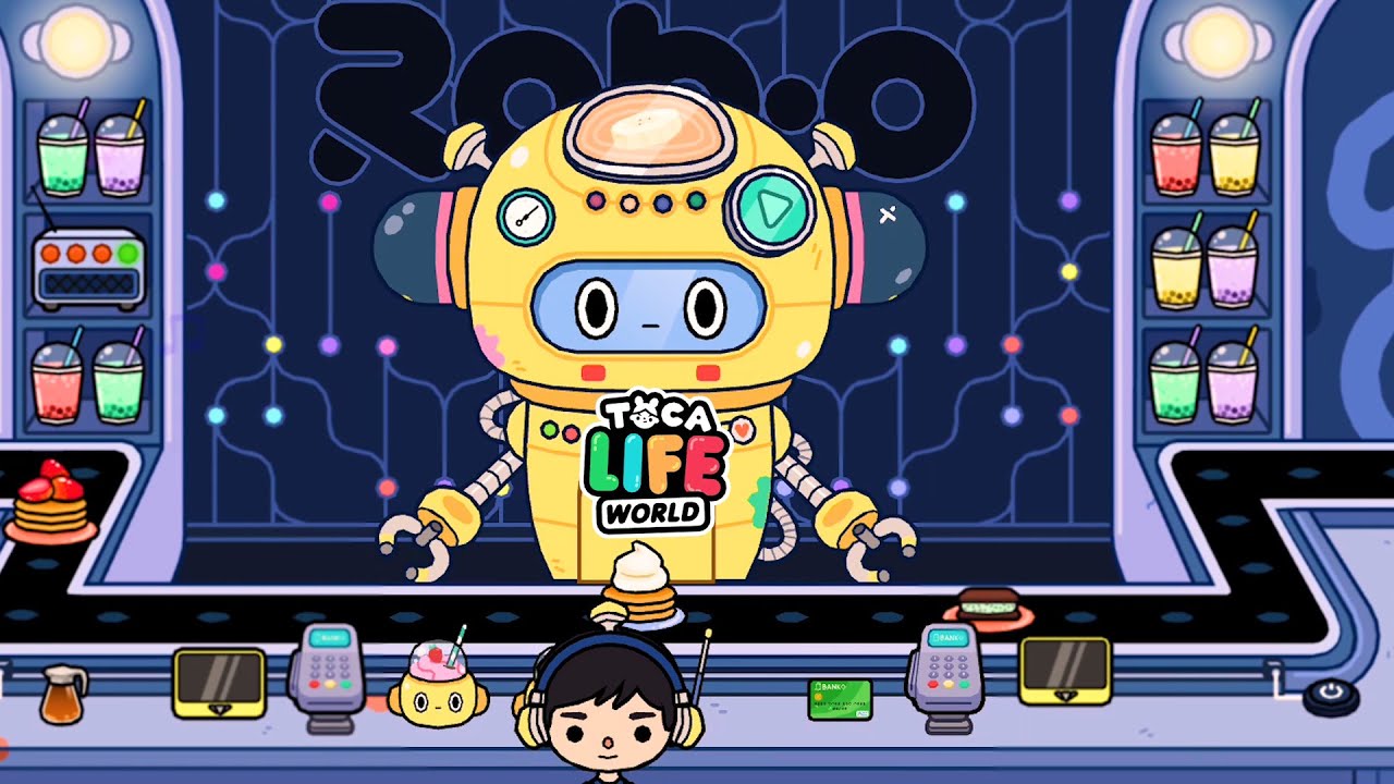 Toca Life: World |Robo Restaurant (Android Gameplay) #20 | Cute Little ...