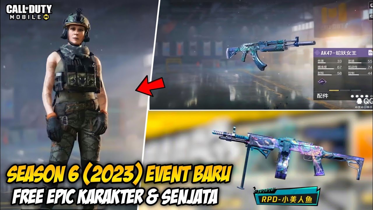 Event baru codm season 6 (2023) | Free epic karakter & epic senjata ...