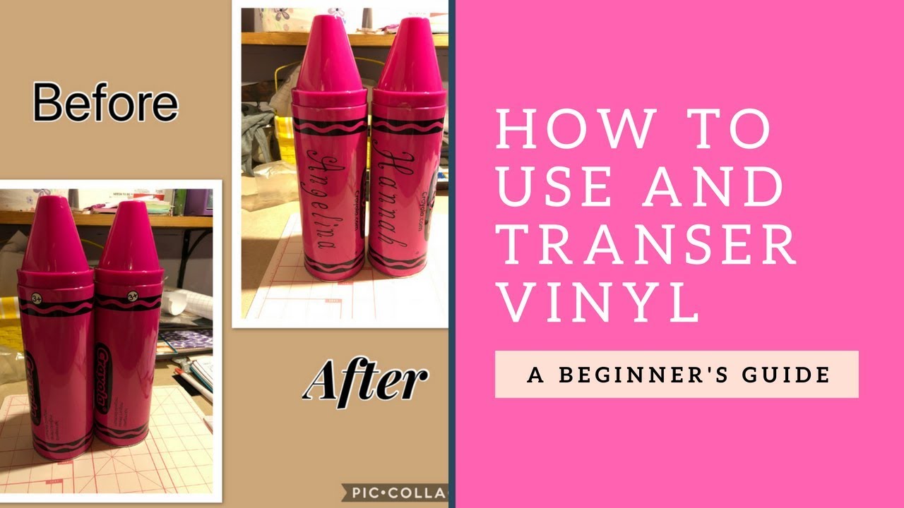 How to use vinyl and transfer it - YouTube