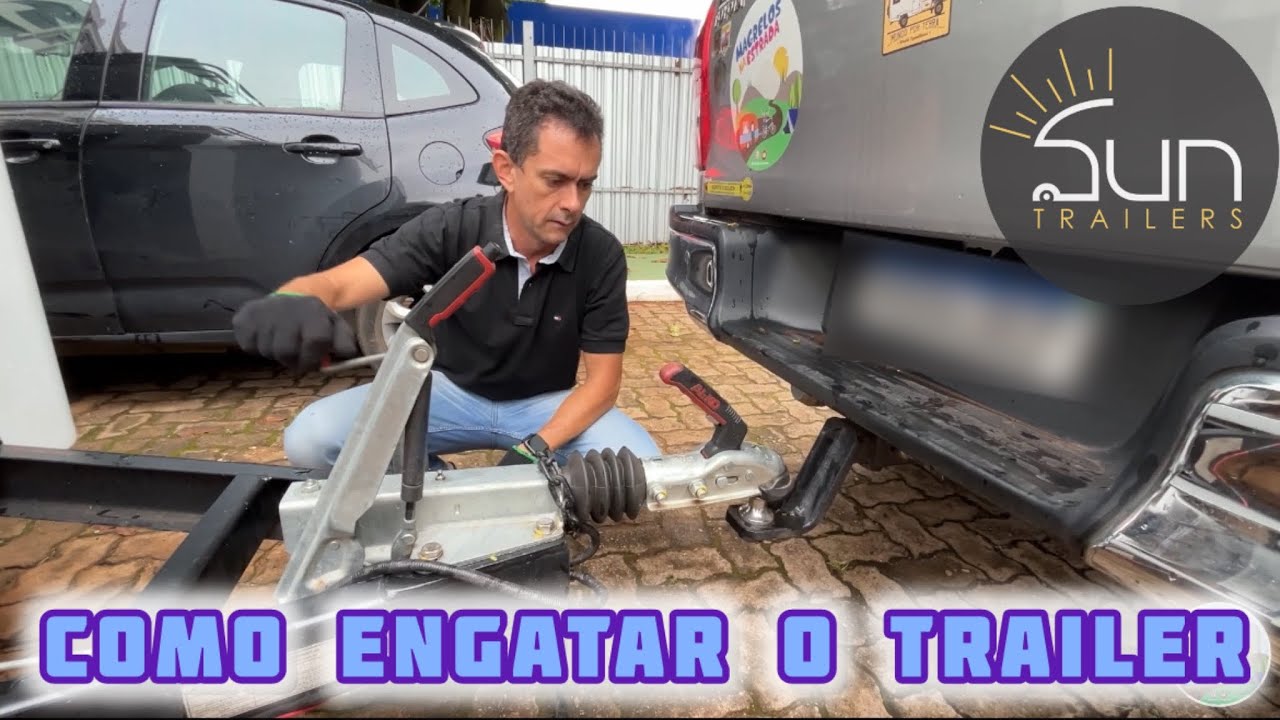 Como engatar trailer | Mini Trailer | Sun Trailers - YouTube