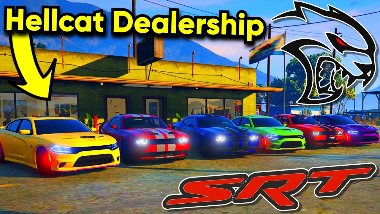 I Opened A New Dodge Hellcat Dealership In GTA 5 RP! - YouTube