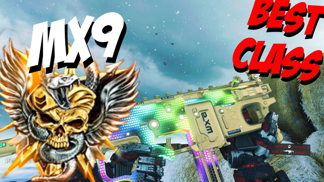 La MEJOR CLASE para la MX9 en Black Ops 4 (COD BO4) 2022 - YouTube