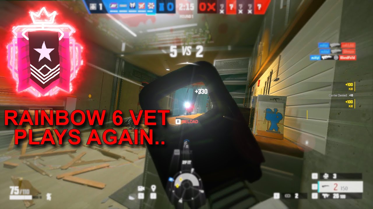 Rainbow 6 Siege Veteran Returns To Ranked.. (Funny Moments & Highlights ...