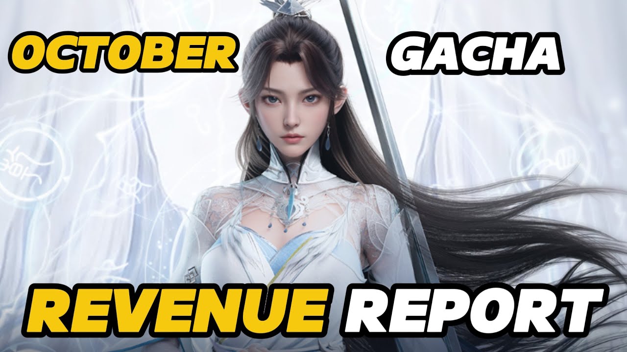 OCTOBER GACHA GAME REVENUE REPORT - YouTube