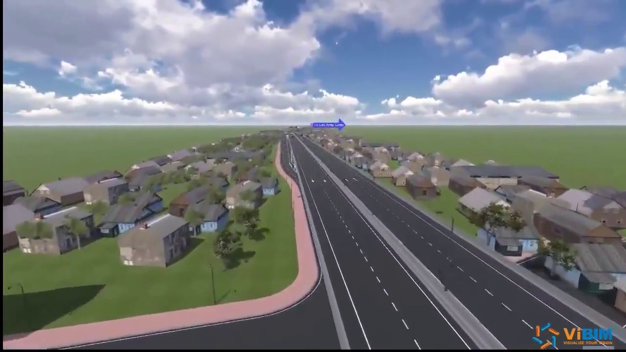 Vientian Highway 3D Detailed Design BIM based by ViBIM - YouTube