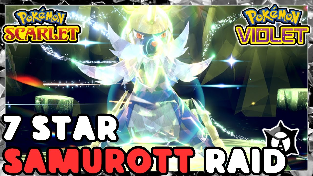 NEW 7 Star SAMUROTT Raid for Pokemon Scarlet and Violet - YouTube