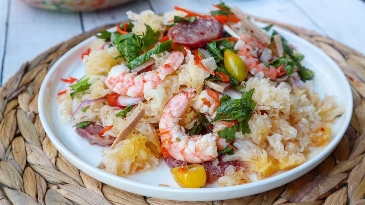 SNOW FUNGUS SALAD - YouTube