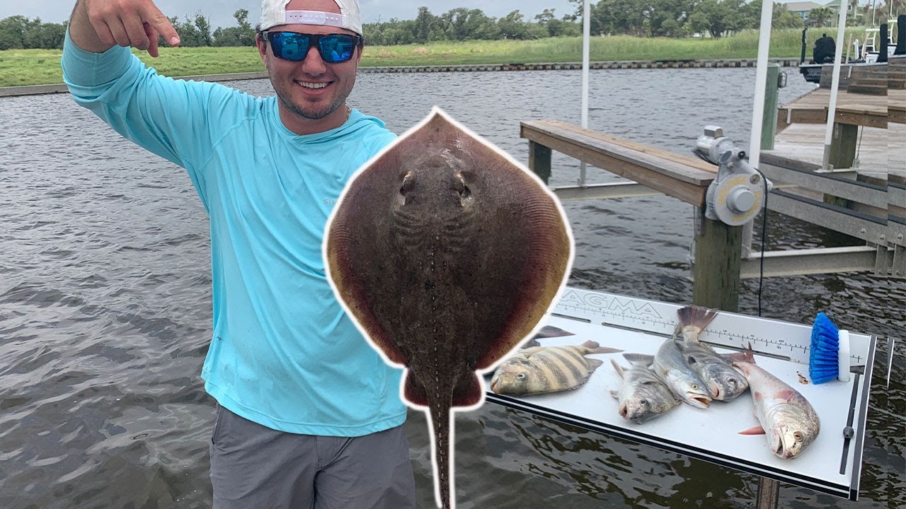 Texas STINGRAY {Catch Clean Cook} This Was AMAZING - YouTube