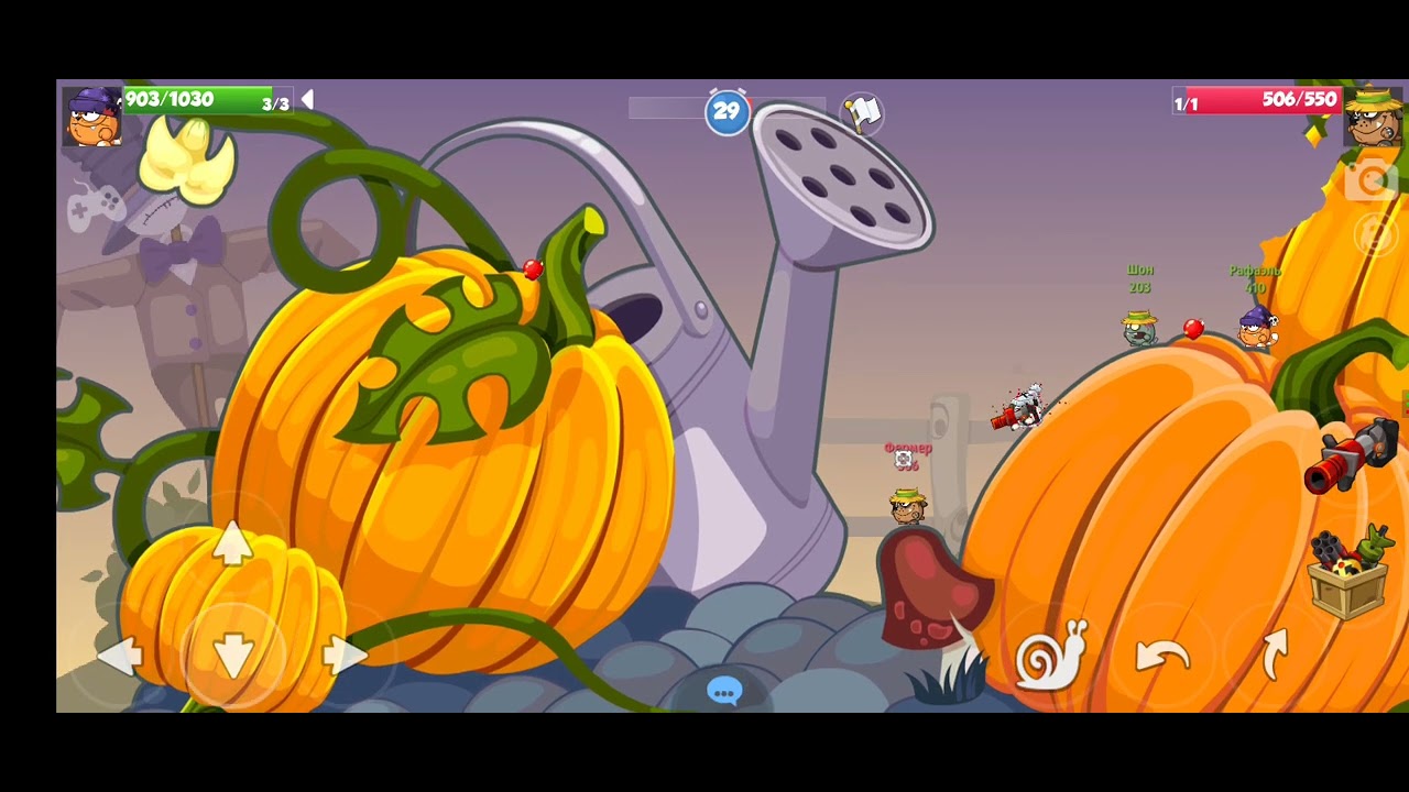 как победить фермера в wormix - YouTube