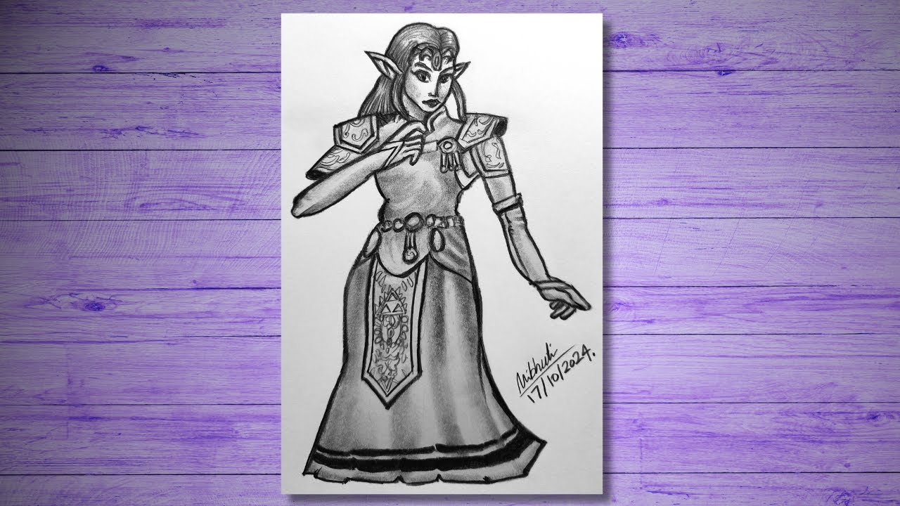 Princess Zelda Drawing