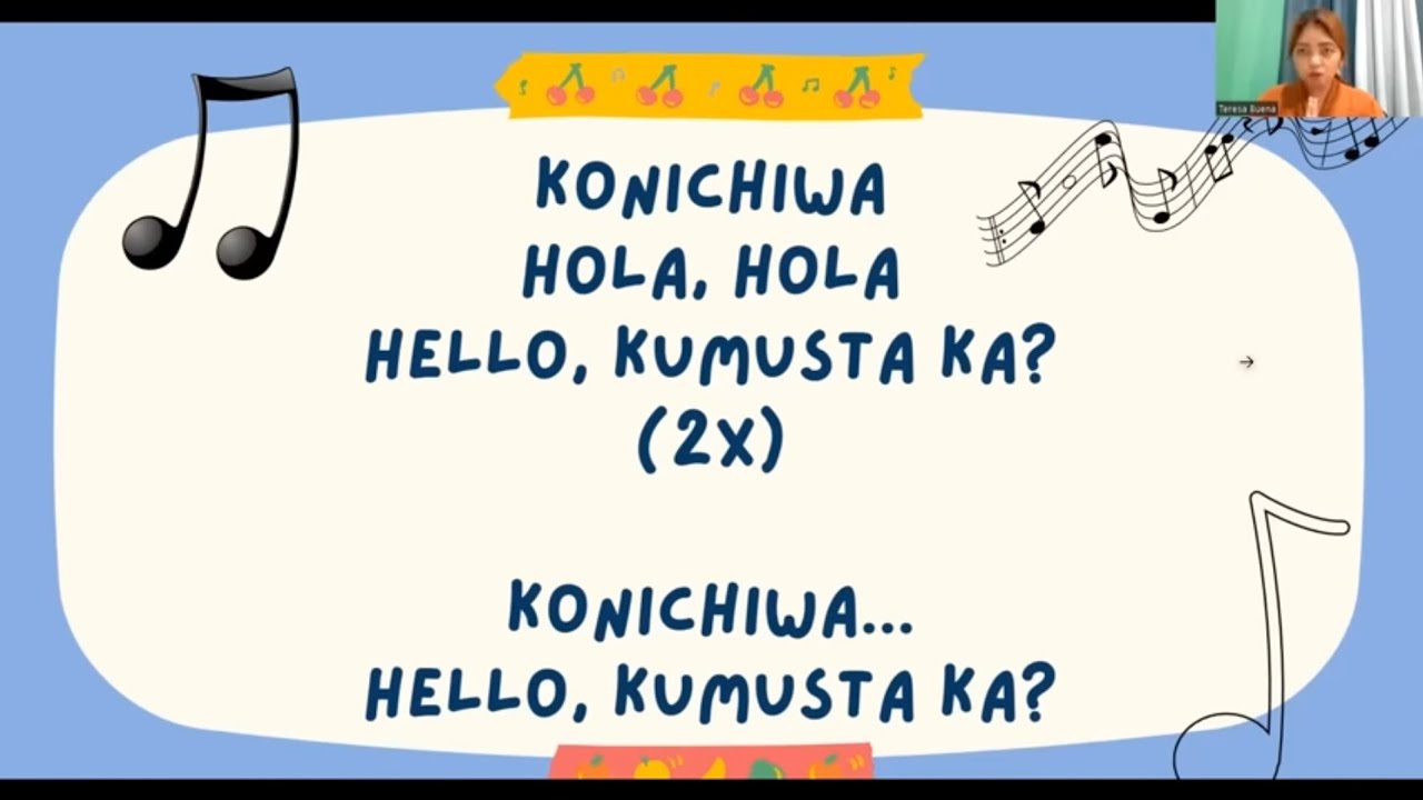 KONICHIWA || Greetings Song Psychosocial Support Activity - YouTube