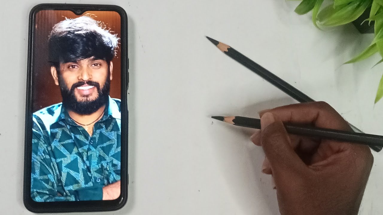 Kannada singer hanumantha drawing | hanumantha drawing step by step ...