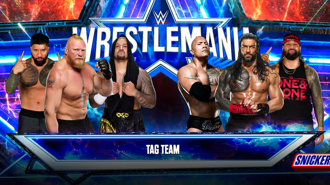 TEAM BROCK LESNAR VS TEAM ROMAN REIGNS| WWE 2K23 - YouTube