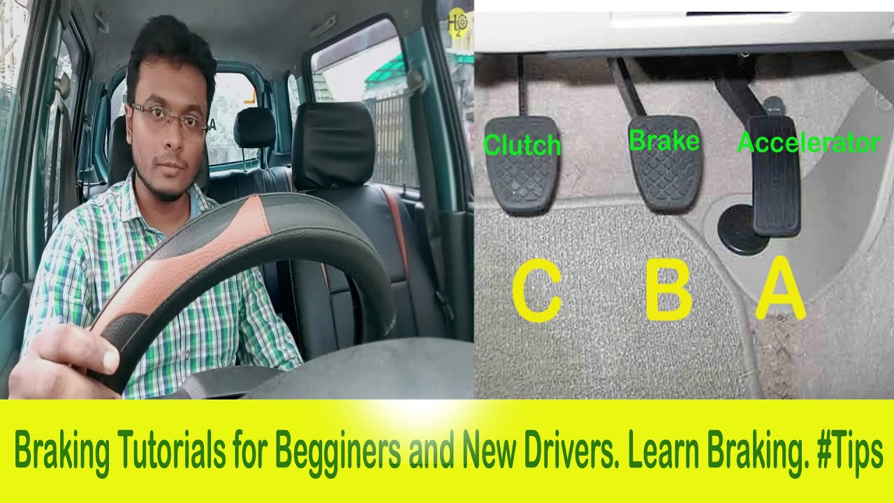 How to Brake | Learn Braking in Car | Braking Tutorials for New Drivers ...