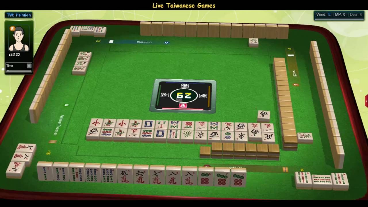 Taiwanese Mahjong (16 tile mahjong) - No Flowers and No Honors - YouTube