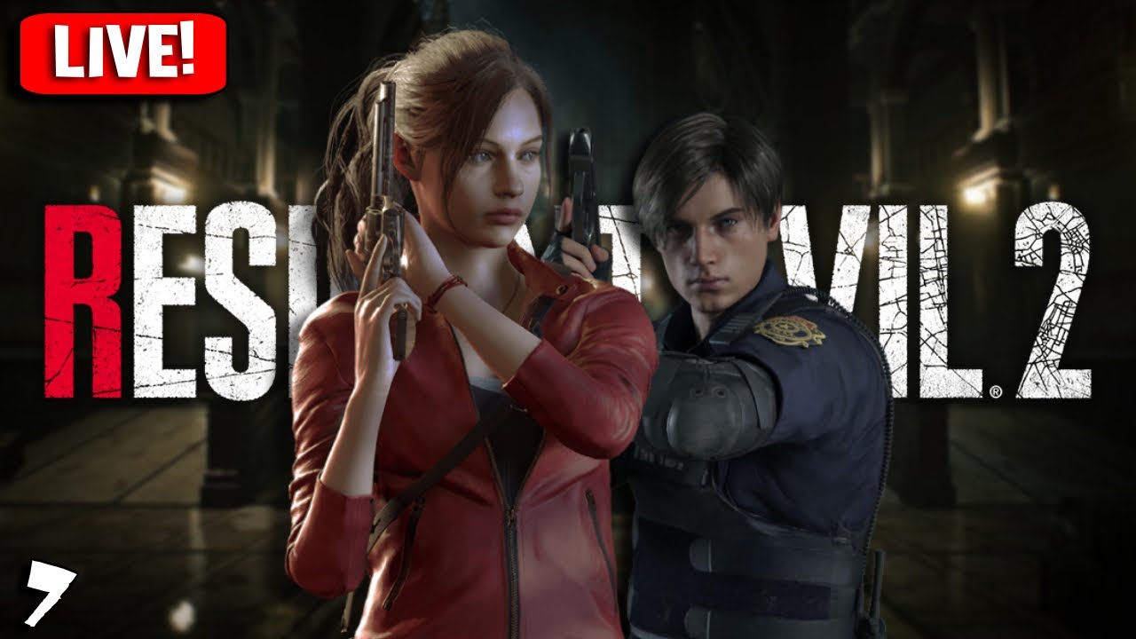 🔴 happy monday! let's scream in re2 (LIVE!) [7 - CLAIRE'S POV] - YouTube