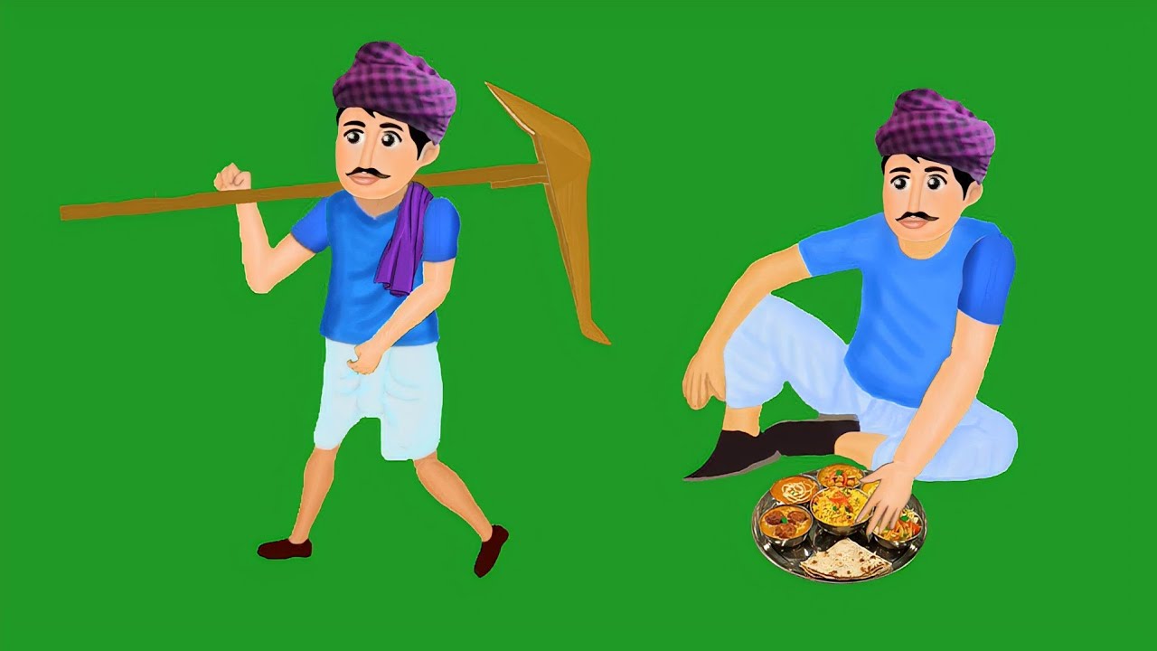 had lekar jaate cartoon character/green screen cartoon/cartoon ...