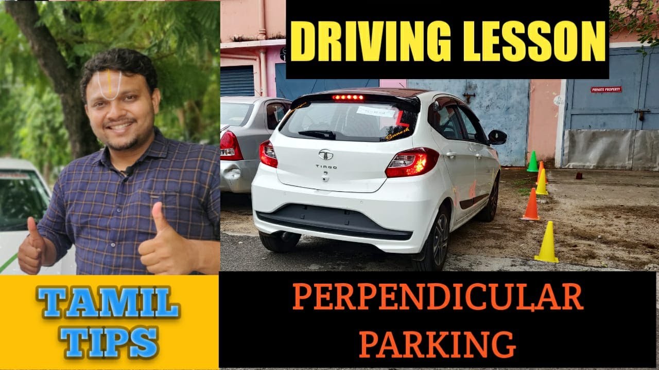 90* Front Perpendicular Parking-Tips For New Drivers-CarParking Lessons ...
