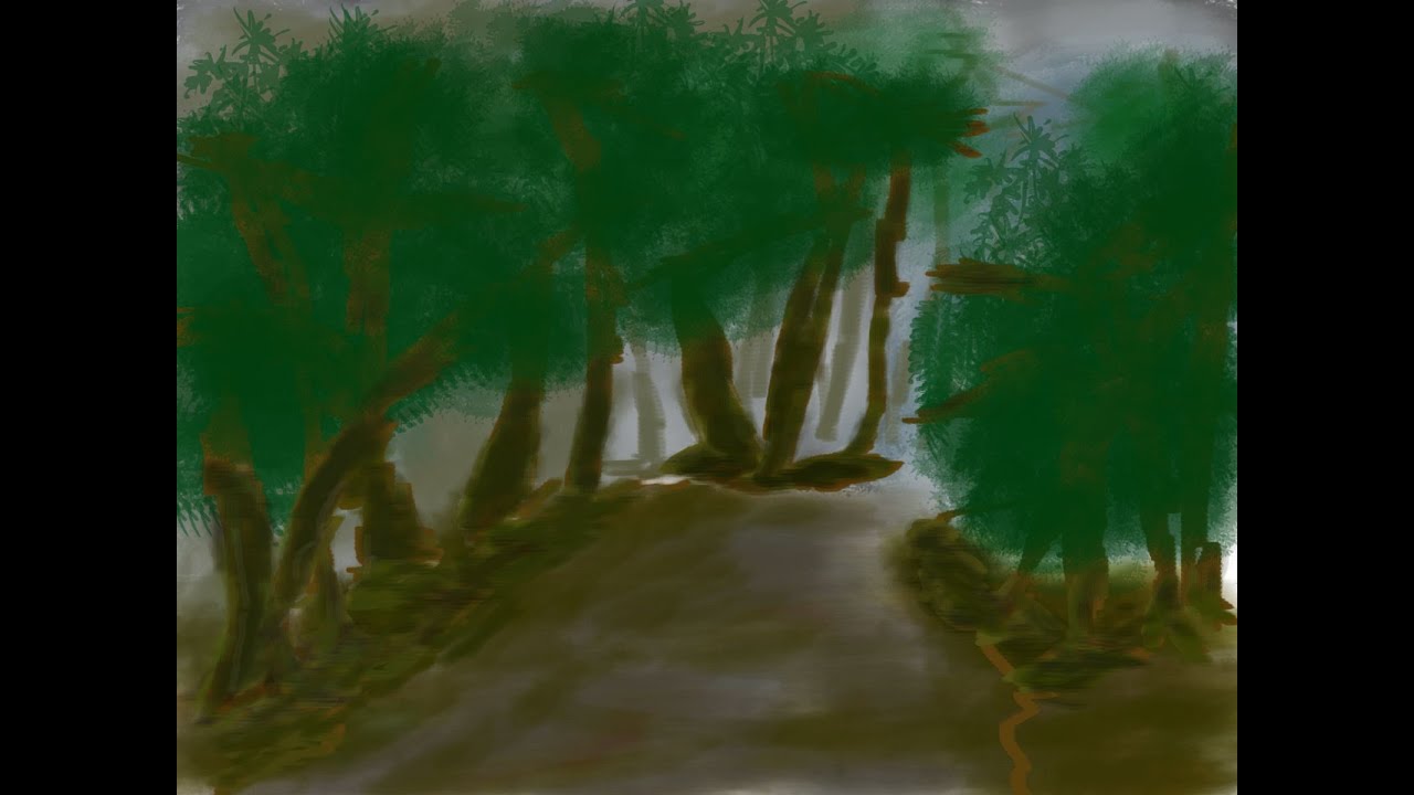 (Krita) Kruger National Park - 3D Digital Painting - Speed Art / Time ...