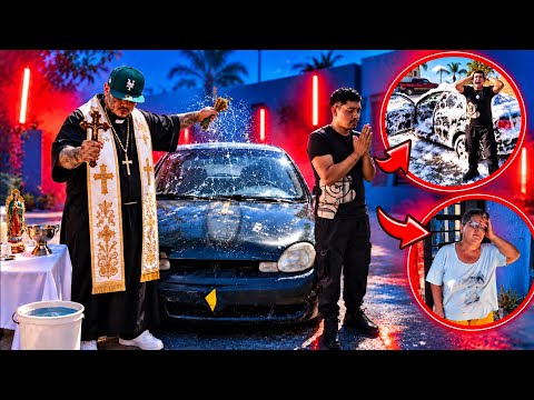 LO VUELVEN A ESTAFAR.. SE HIZO PASAR POR SACERDOTE y asi TERMINÓ SU CARRO 😱
