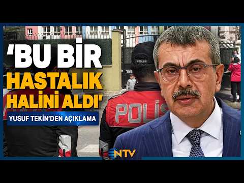 Yusuf Tekin’in 'Polis Tedbiri Yetmez' Diyerek İşaret Ettiği O Büyük Salgın! | NTV