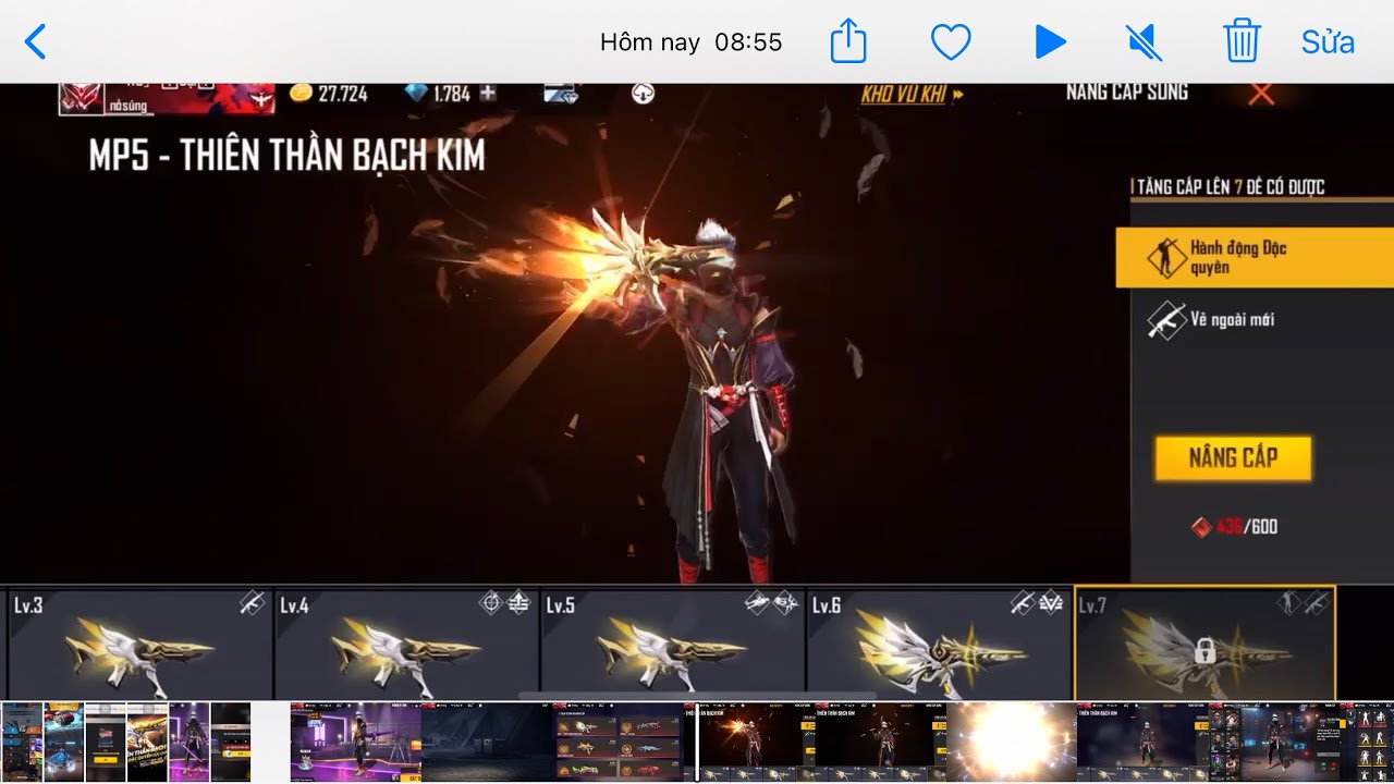 Siêu phẩm Mp5 nâng cấp quay và nâng cấp lên lv7 siêu đẹp - YouTube