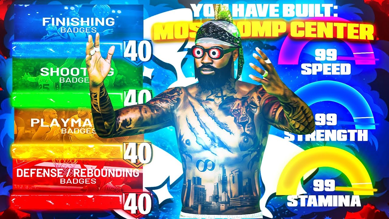 The Most Comp Center Build In The Game NBA 2K20 Best Wager Build Best ...