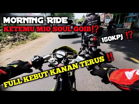 MIO SOUL GOIB⁉️ MORNING RIDE BAWA FU 200cc KE REST AREA 72 FULL KEBUT ...