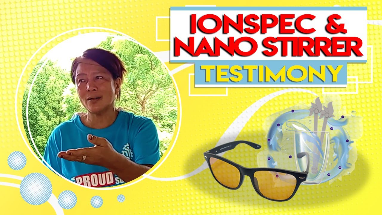 IONSPEC & Nano Stirrer Testimony relayed by Ma'am Corazon Ormita - YouTube