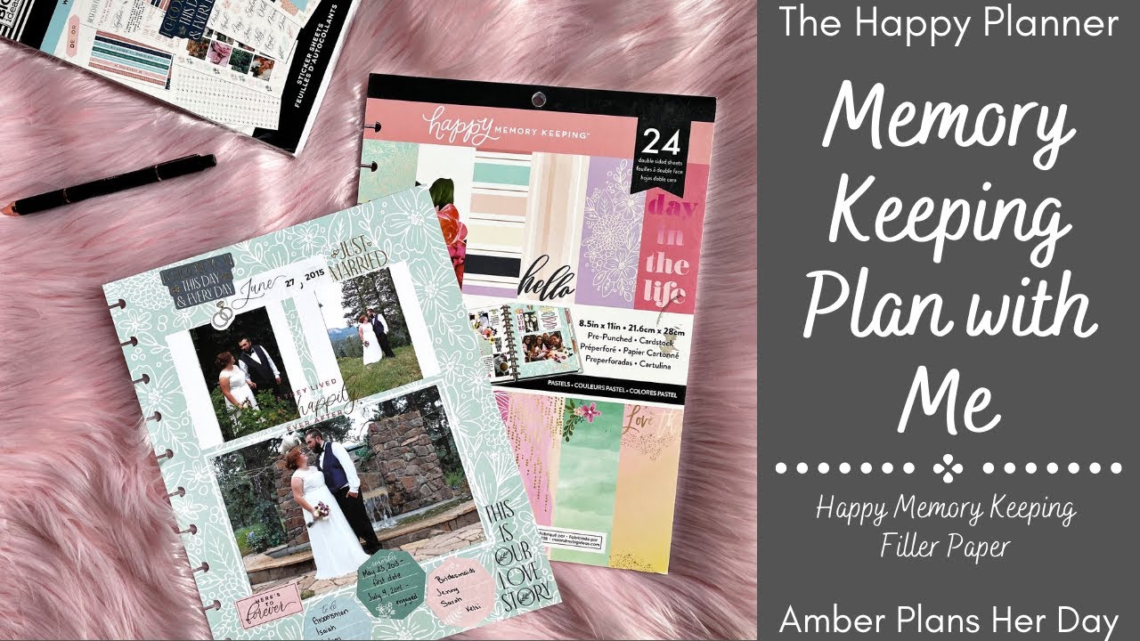 Memory Keeping Plan with Me | The Happy Planner - YouTube