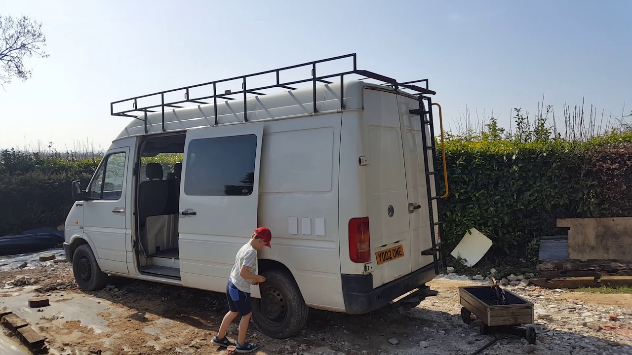 VW LT35 camper conversion part 16 - YouTube