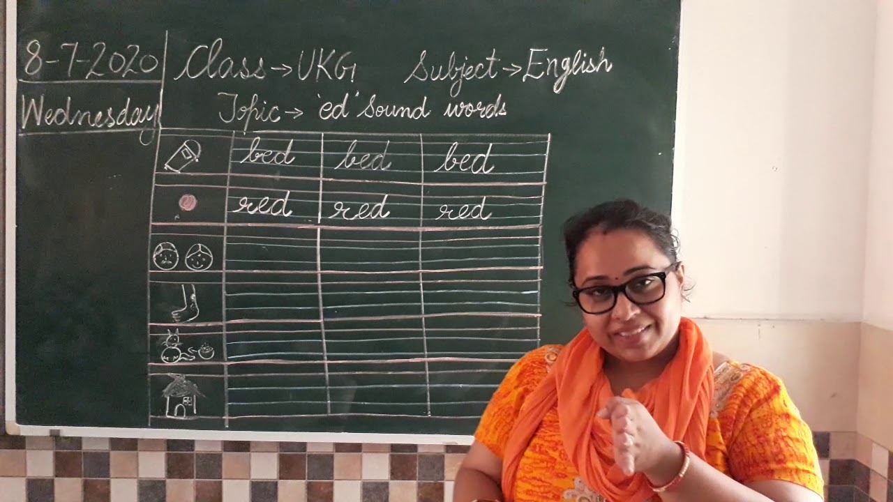 UKG English 'ed Soundword (Notebook) 08 07 2020 - YouTube