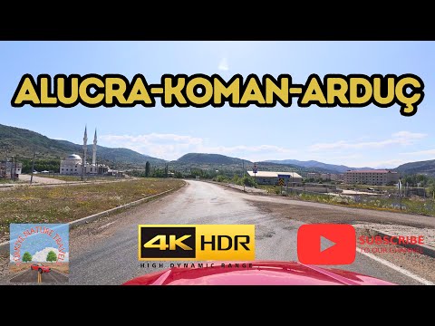 🇹🇷ALUCRA & KOMAN ve ARDUÇ KÖYLERİNDEN ⛰️KURTBELİ GEÇİDİ. 4K HDR
