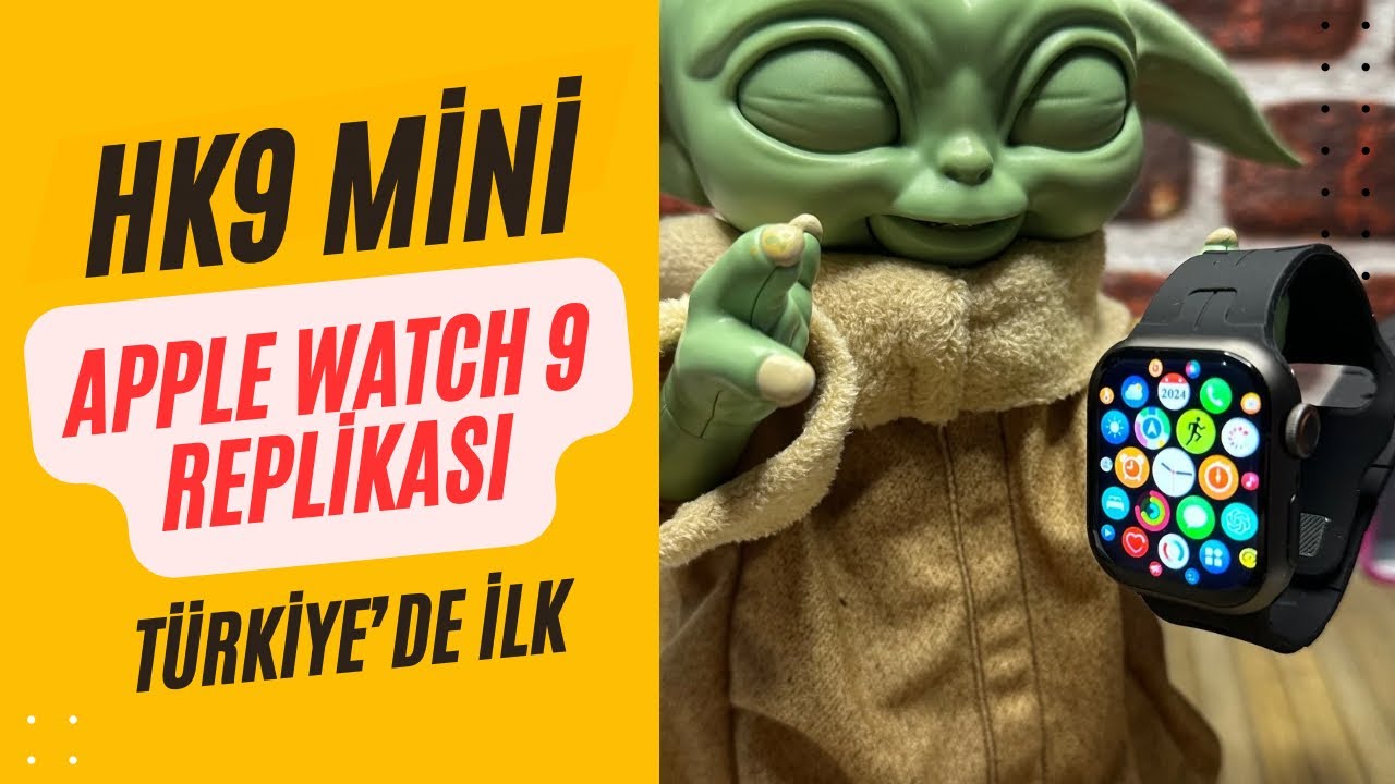 HK9 MİNİ Apple Watch 9 Replikası Akıllı Saat (41 MM ÇİFT KORDON) - YouTube