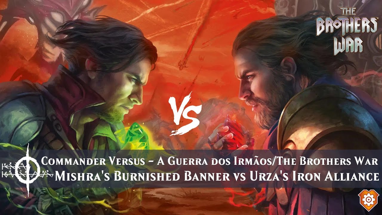CV A guerra dos Irmãos/The Brothers War - MISHRA'S BURNISHED BANNER vs ...
