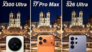 Vivo X300 Ultra vs Iphone 17 Pro Max vs Galaxy S26 Ultra Camera Test ...