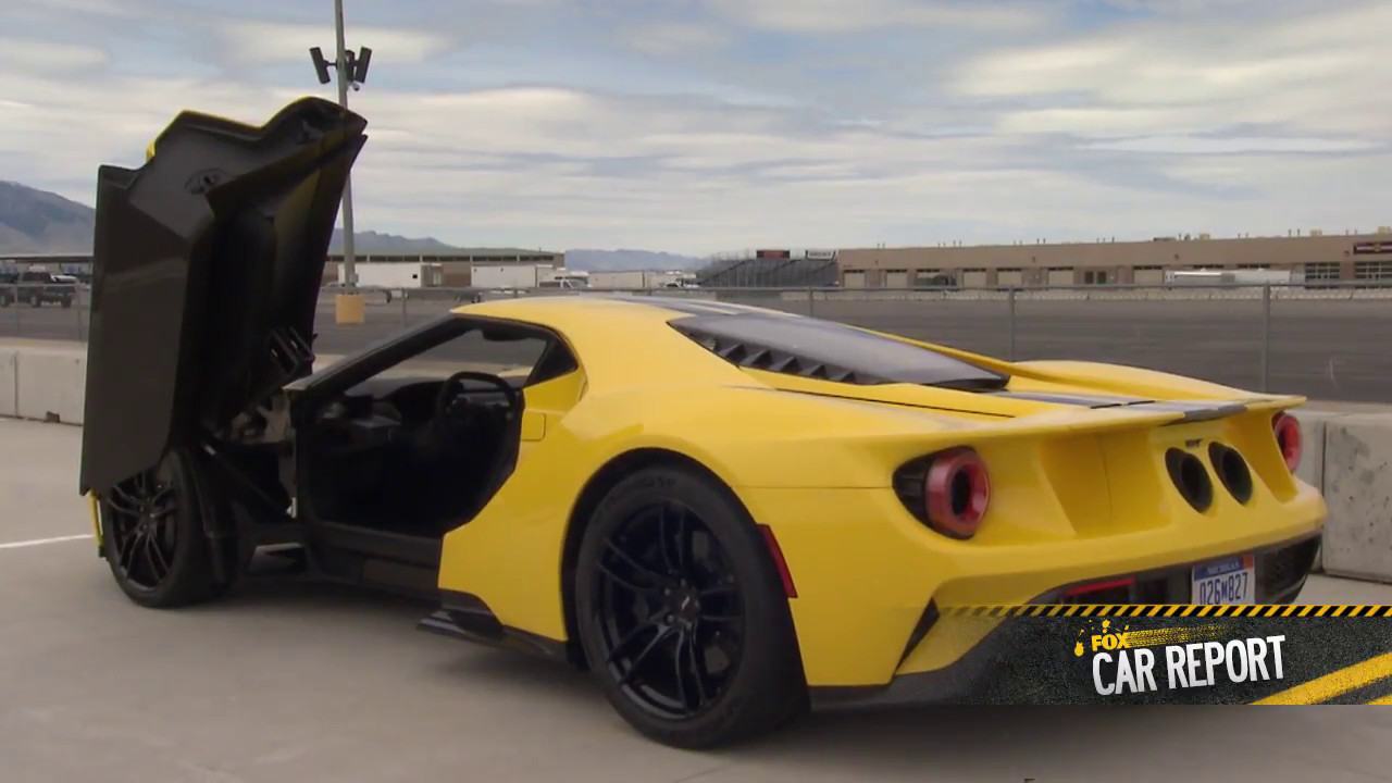FOX Car Report - 2017 Ford GT test drive - YouTube