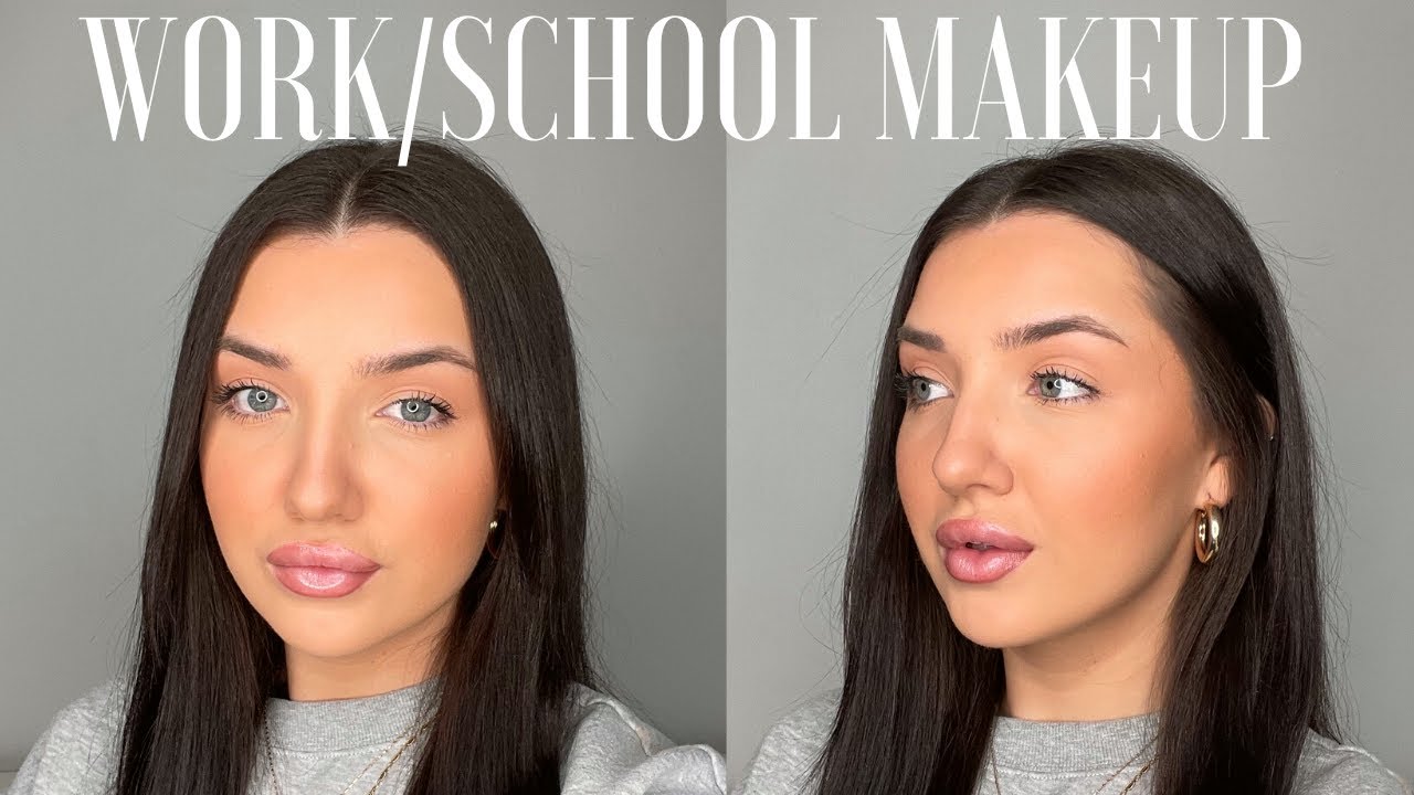 10 MINUTE EVERYDAY WORK MAKEUP TUTORIAL - YouTube