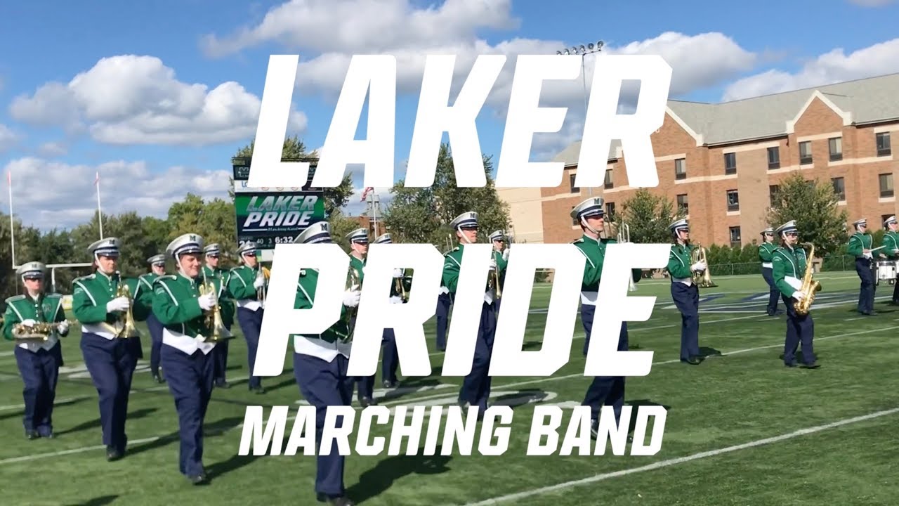 Mercyhurst University - Laker Pride Marching Band - YouTube