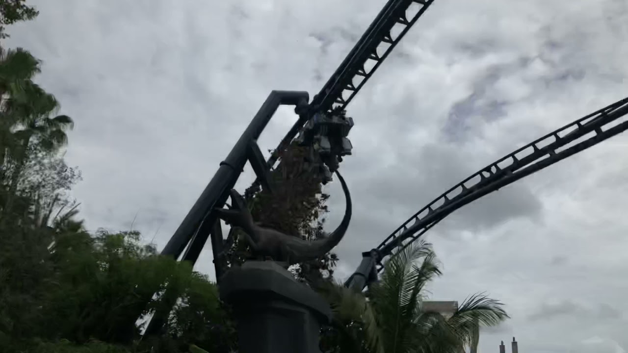 VelociCoaster Opening Day! - YouTube