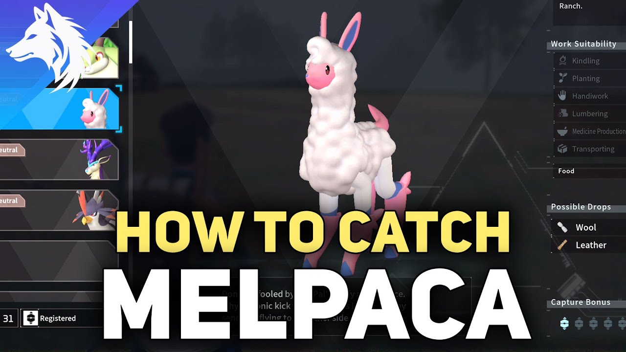 Where To Catch Melpaca (Location, Stats & Habitat) Palworld - YouTube