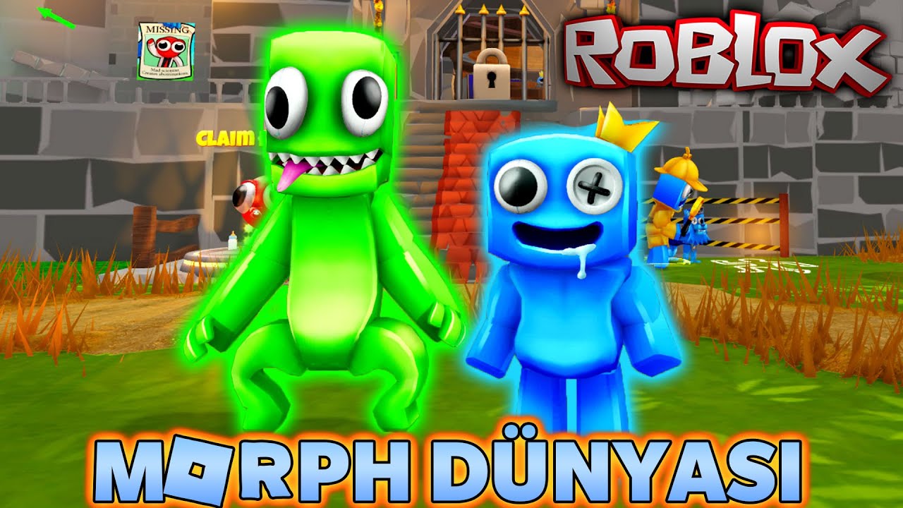 BLUE VE GREEN MORPHUNU BULDUK SÜPER OYUN W/ HAN KANAL | ROBLOX MORPH ...