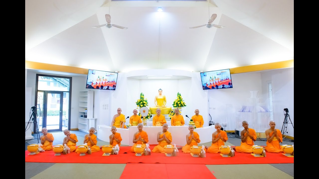 Novice Ordination program 2023 โครงการบรรพชาสามเณร 2023 ณ วัดพระธรรมกายซิดนีย์ - YouTube
