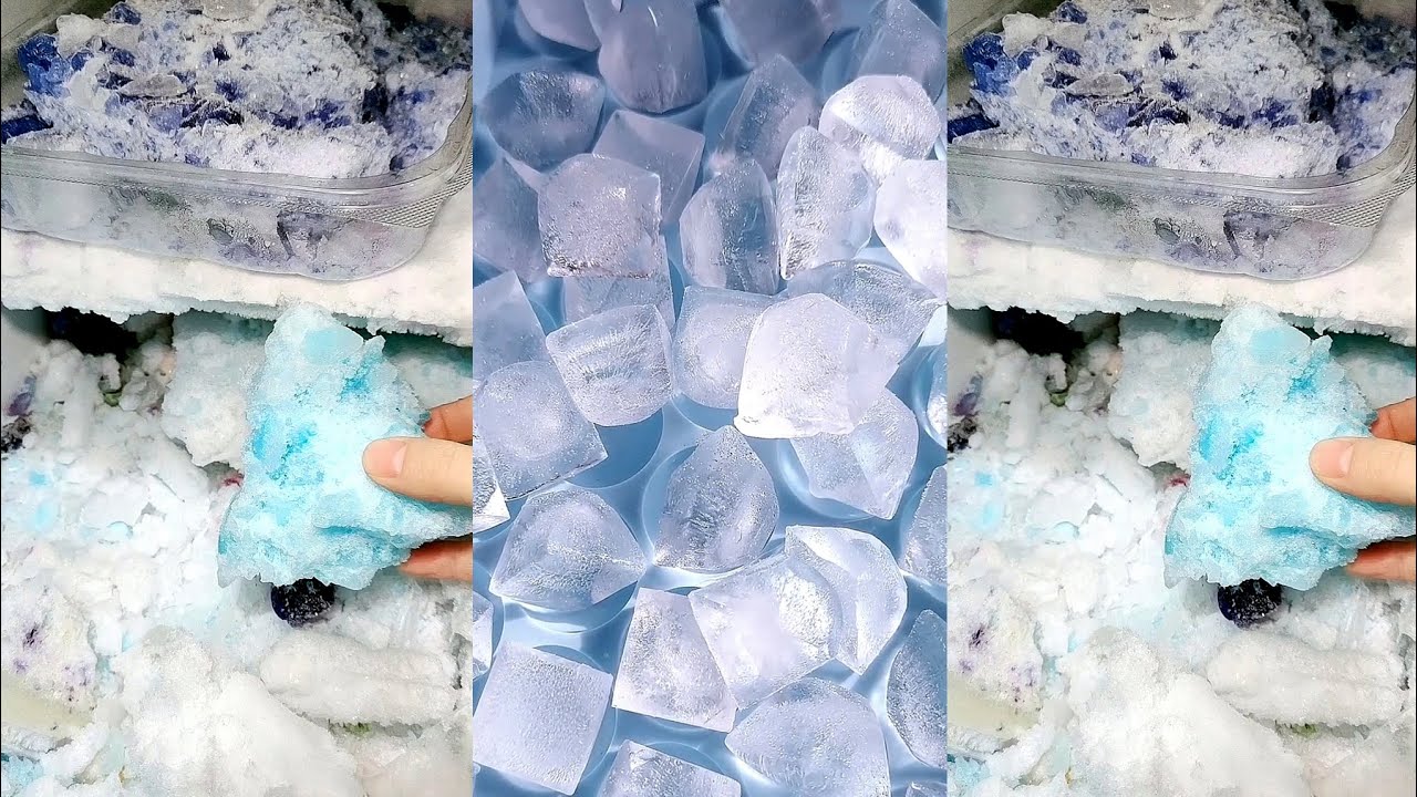 HARD ICE EATING / CRUSHED ICE / FREEZER FROST. ICE EATING 3 - YouTube